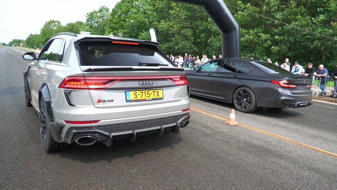 Supercars: Audi RSQ8 vs BMW M5 F90 Competition – Power SUV vs ...