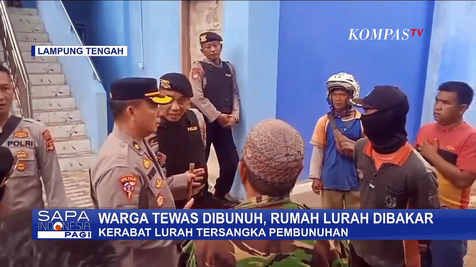 Warga Tewas Dibunuh, Rumah Lurah di Lampung Dibakar oleh Sekelompok Orang