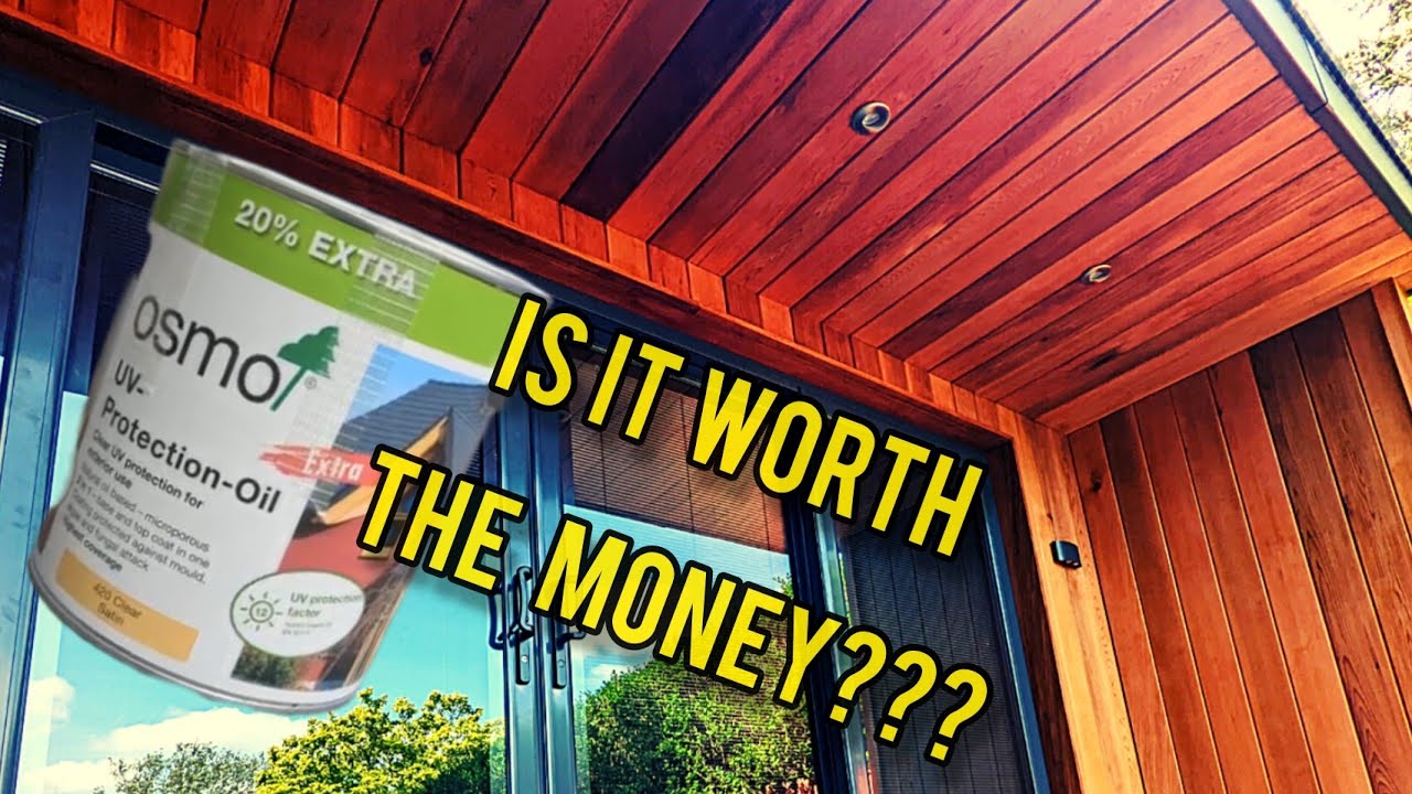 how to apply Osmo Oil to cedar cladding. Review. #howto #osmo #cedar # ...