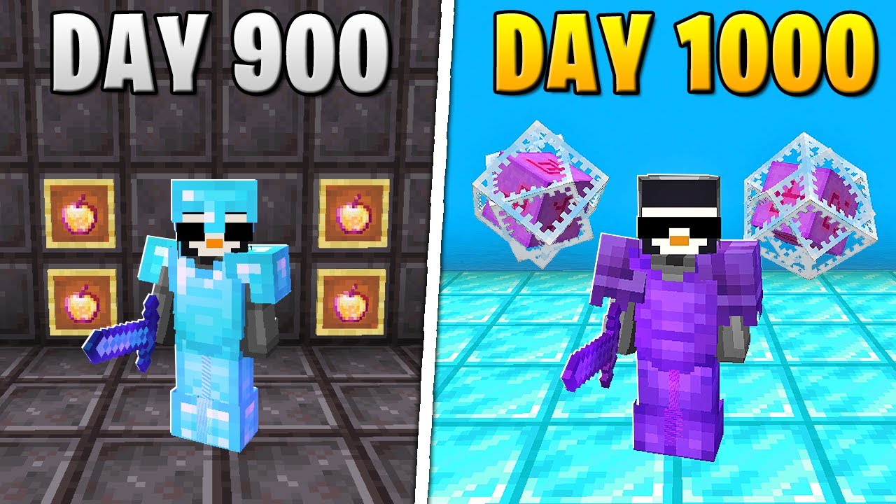 Conquer 1,000 days of hardcore Minecraft survival