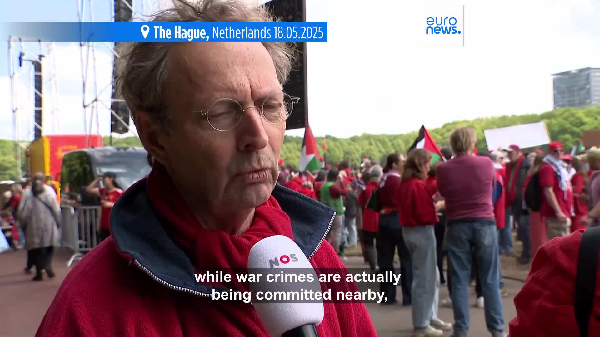 Tens of thousands protest in The Hague to demand Dutch government ...