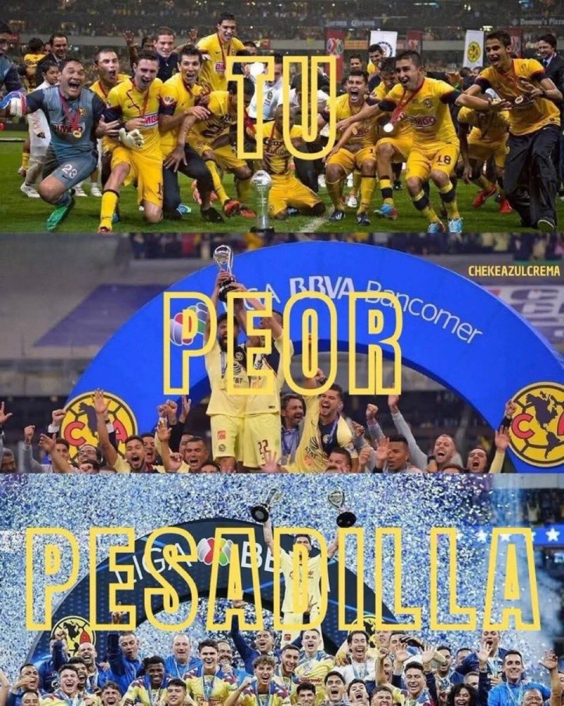 Cruz Azul, víctima del Club América y los MEMES