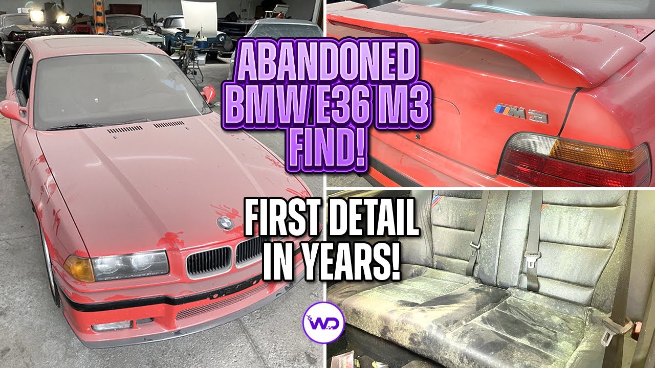 Abandoned BMW E36 M3 found in body shop restored