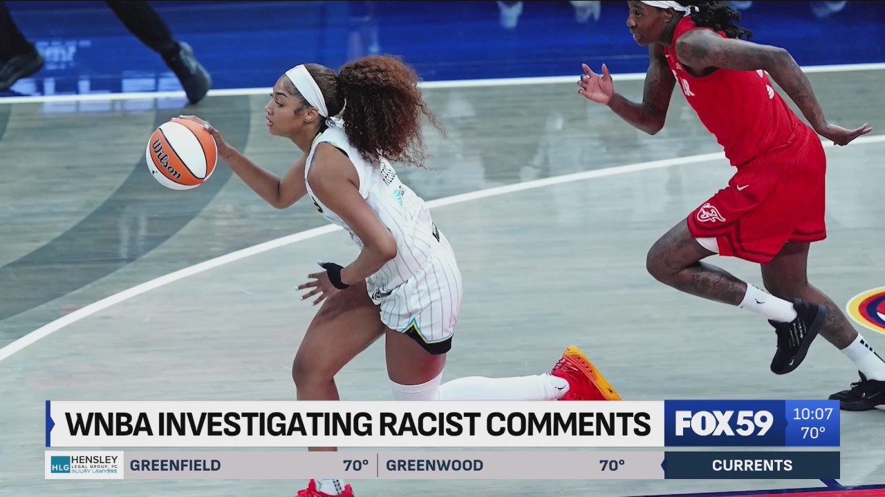 WNBA investigating racial slurs by fans made at Angel Reese