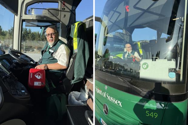 Coach driver to carry defibrillator in memory of sister's nursing career