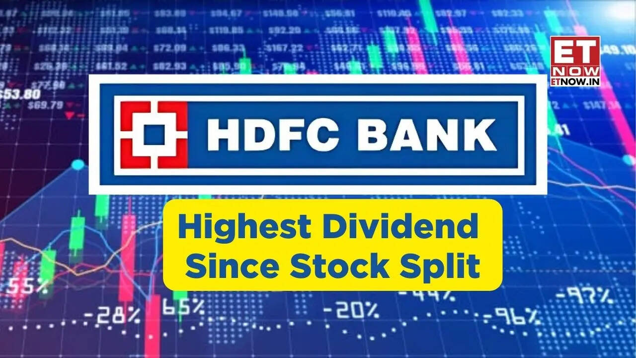 HDFC Bank dividend 2025 record date: Highest-ever amount since stock ...