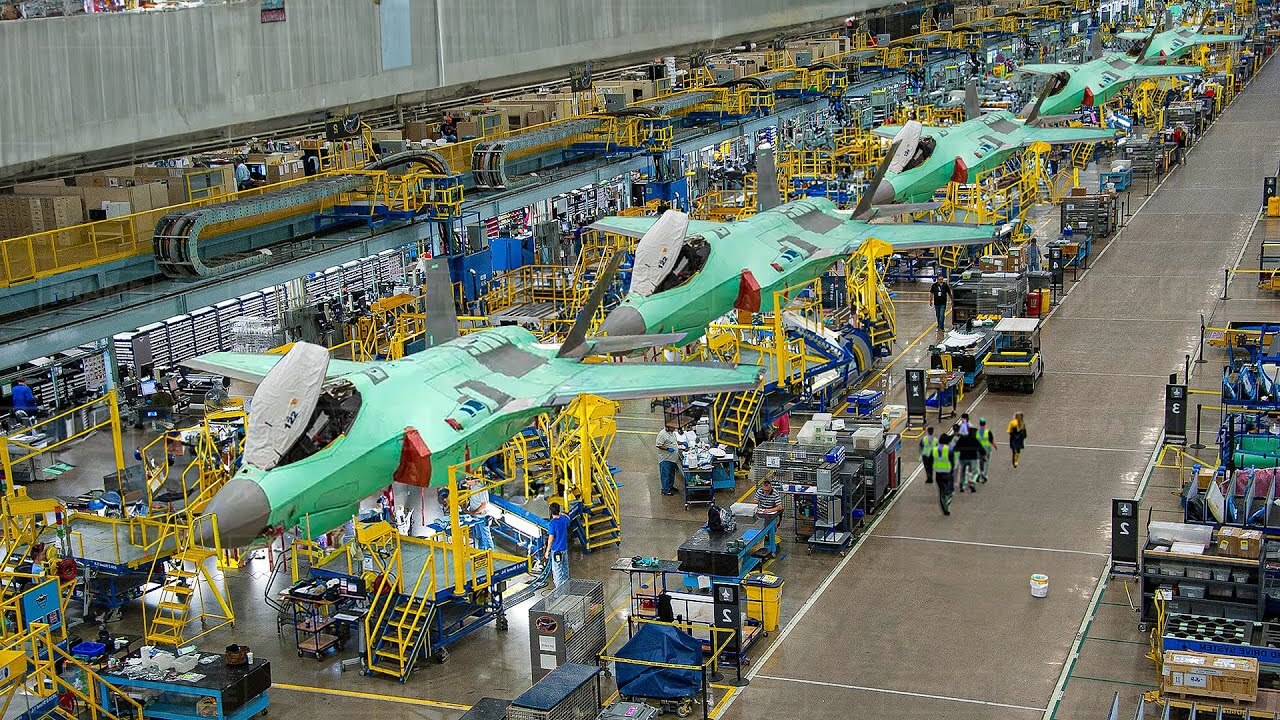 How US Builds Its Most Advanced Aircraft Inside Billions $ Factory - F ...