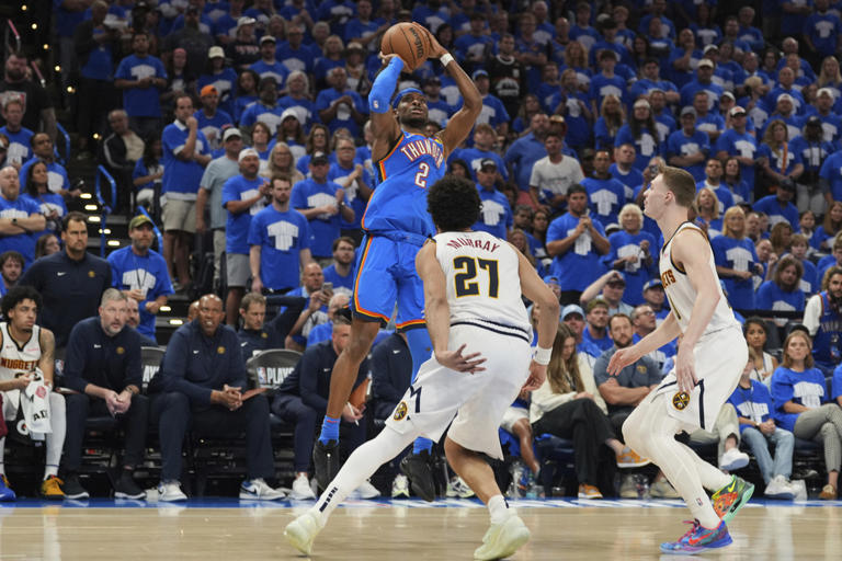 Shai Gilgeous-Alexander and Thunder roll into West finals with 125-93 rout of Nuggets in Game 7