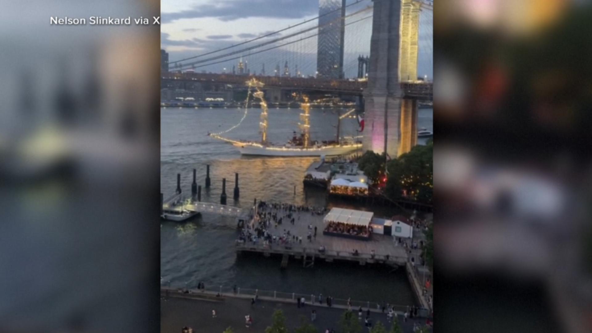 NTSB investigating stunning sail boat crash into Brooklyn Bridge