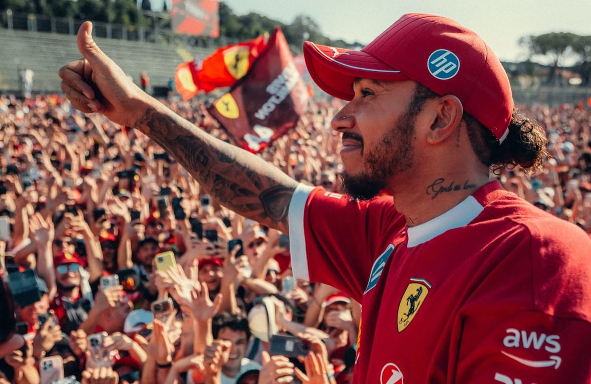 Ferrari and a scarlet ray of hope: Hamilton’s Imola charge ignites ...