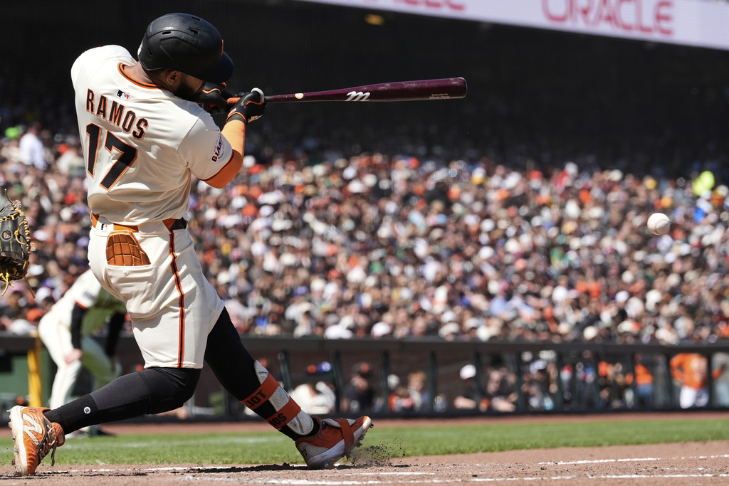 Heliot Ramos homers and hits go-ahead single as Giants beat Athletics 3 ...