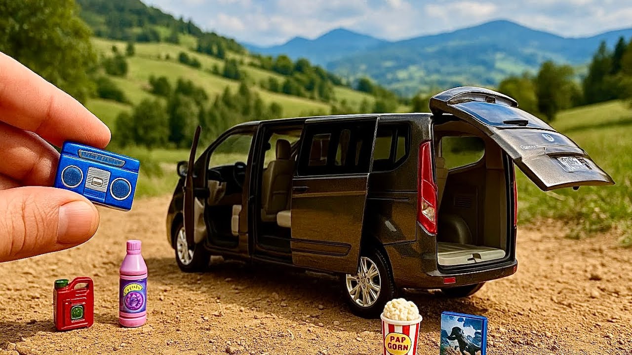 118 Scale Model Ford Transit Tourneo Custom Unboxing! This Miniature is ...