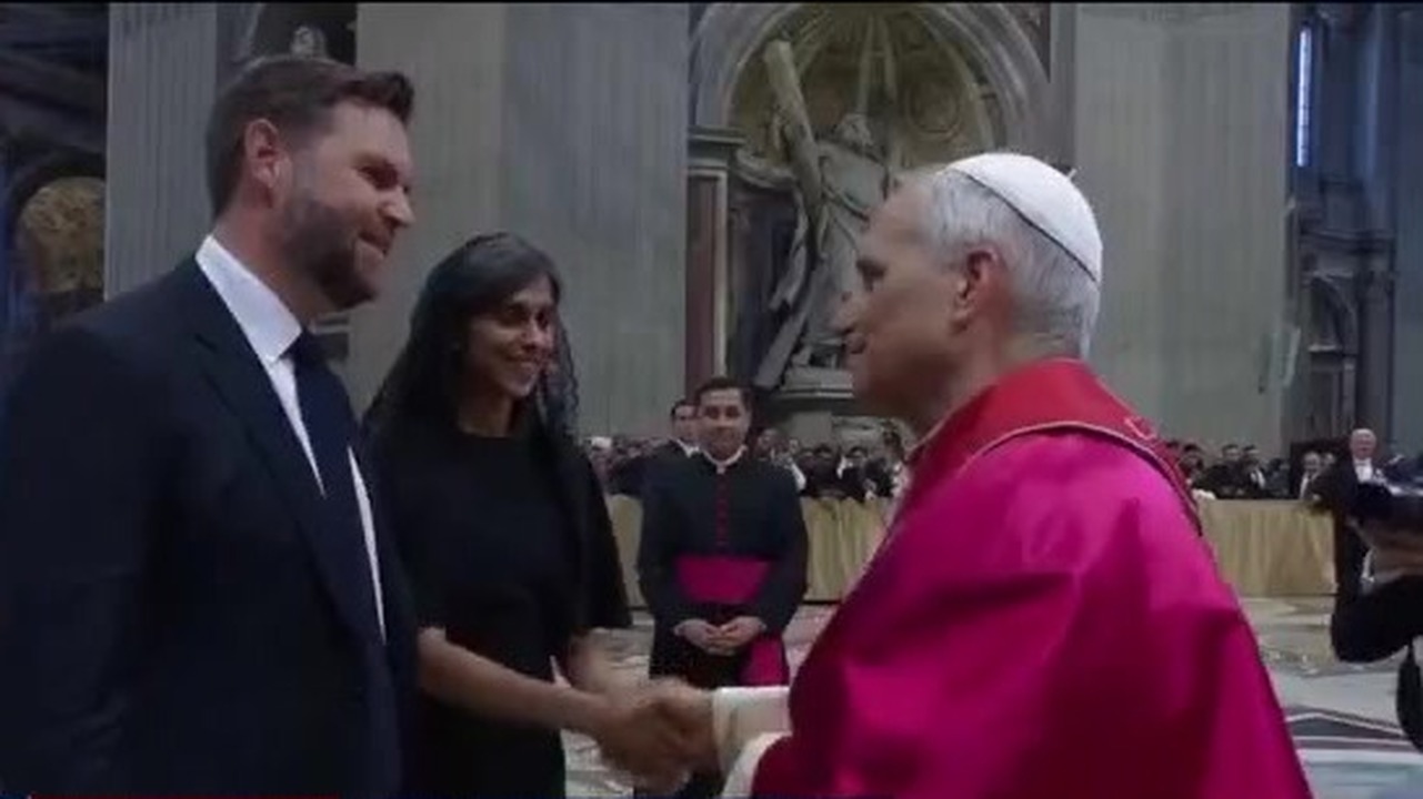 Vice President JD Vance meets with Pope Leo XIV