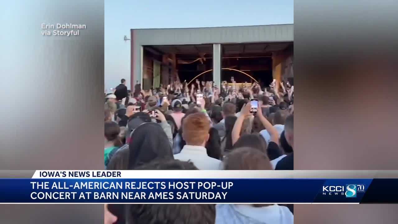 The All-American Rejects host pop-up concert in Ames