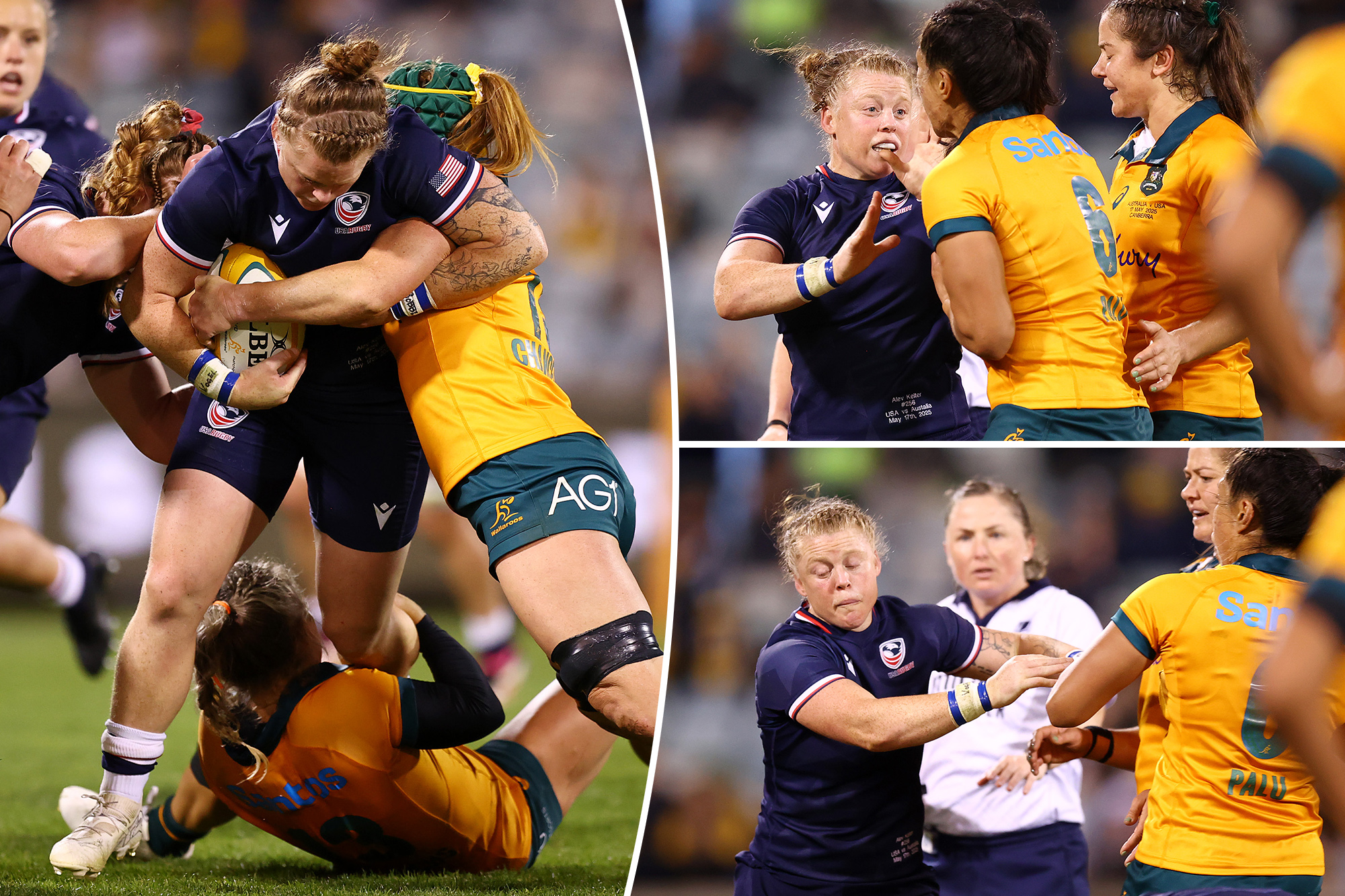 US Olympic rugby star Alev Kelter faces suspension for stamping on ...