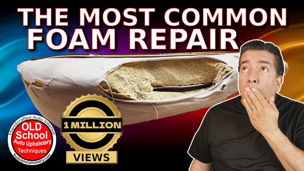 Fix Foam And Reupholster Car Seats Like A Pro | Foam Repair Diy