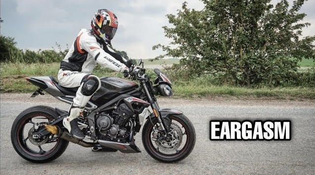 SC Project Full Titanium Exhaust Sound Street Triple 765 RS