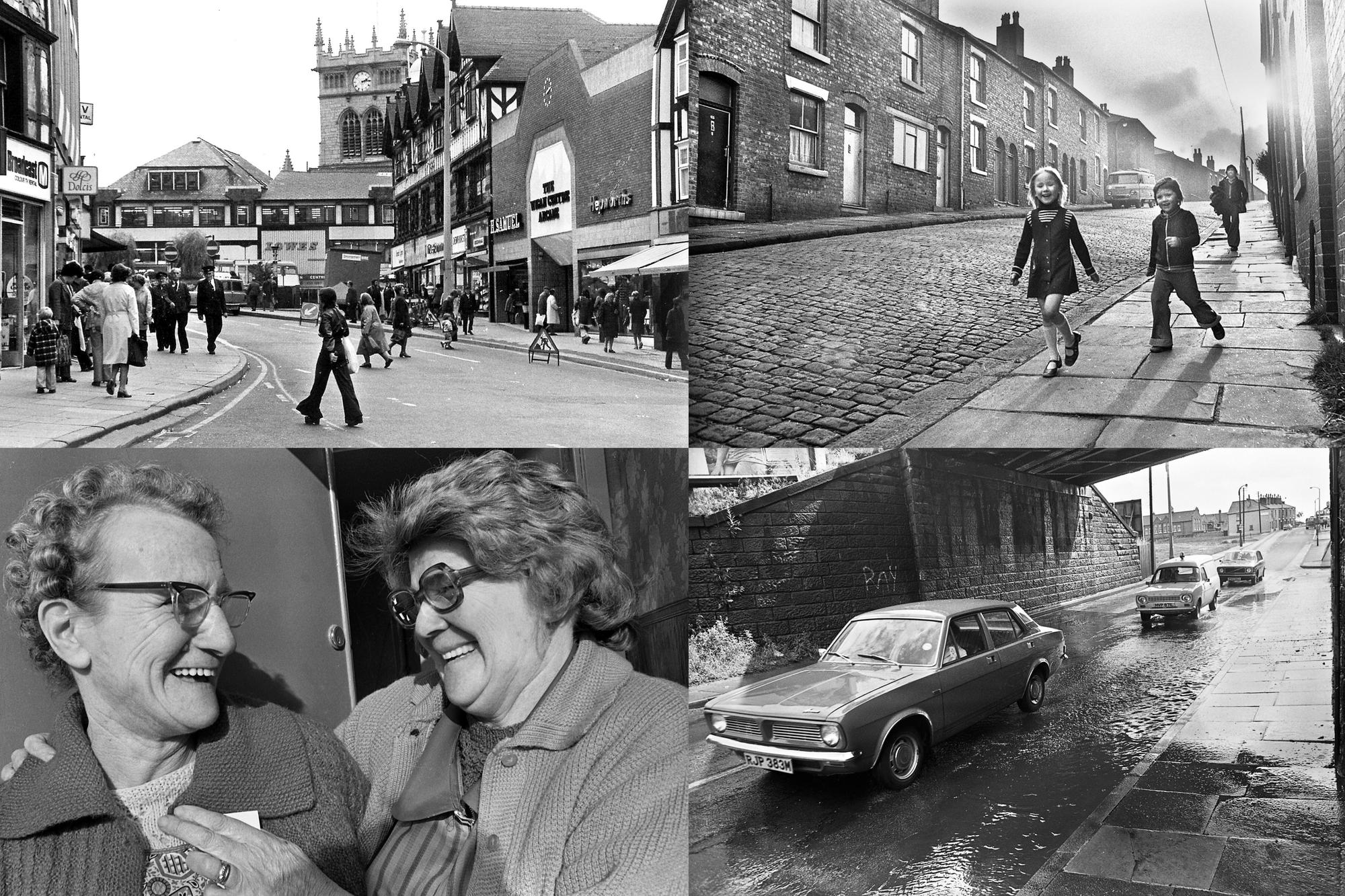 Wigan people and street scenes in the 1970s