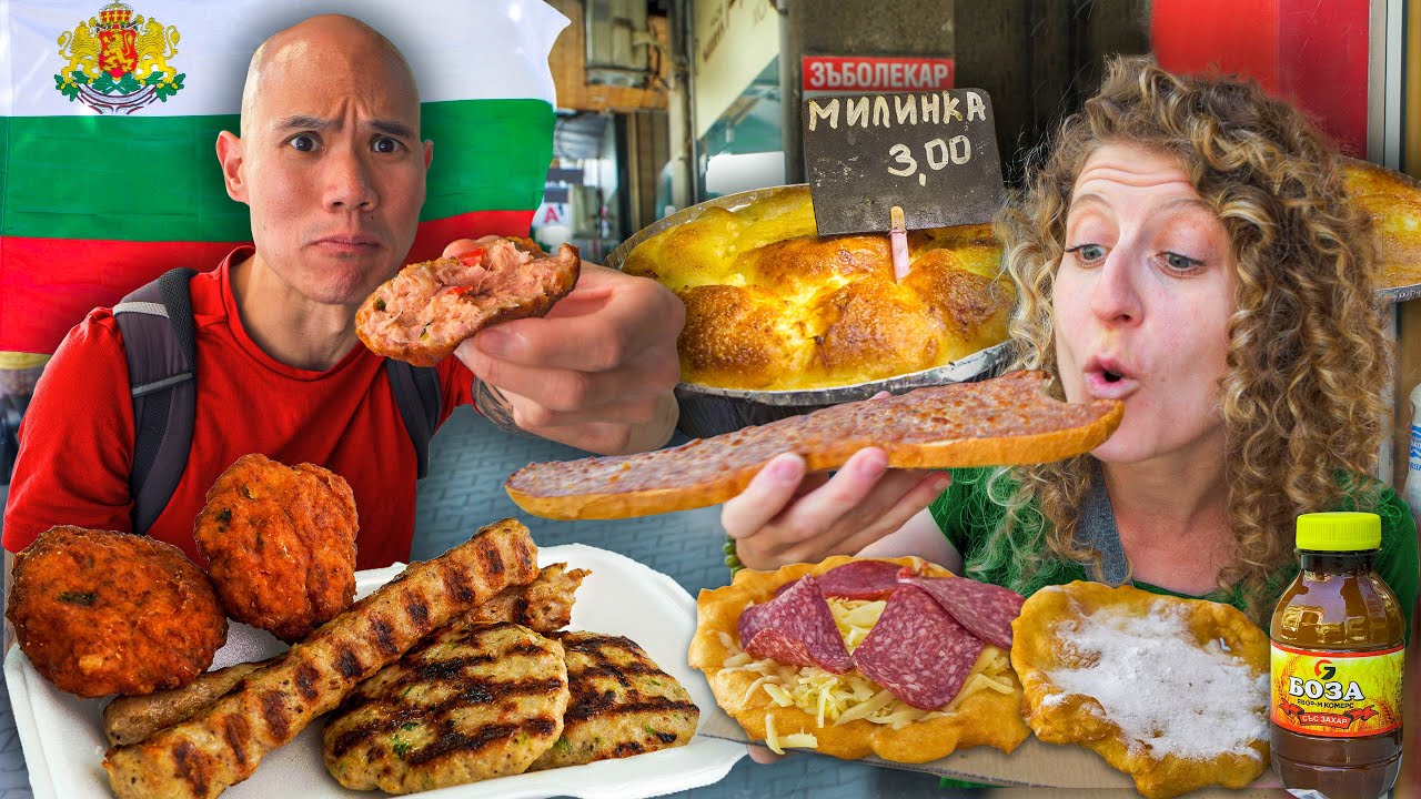 ULTIMATE Bulgarian Street Food Tour in Sofia, Bulgaria! BEST Street ...