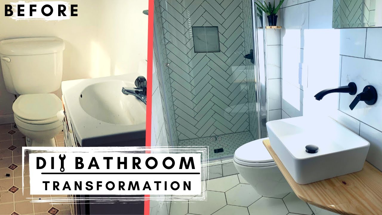 Maximizing space - converting your half bath into a full bathroom