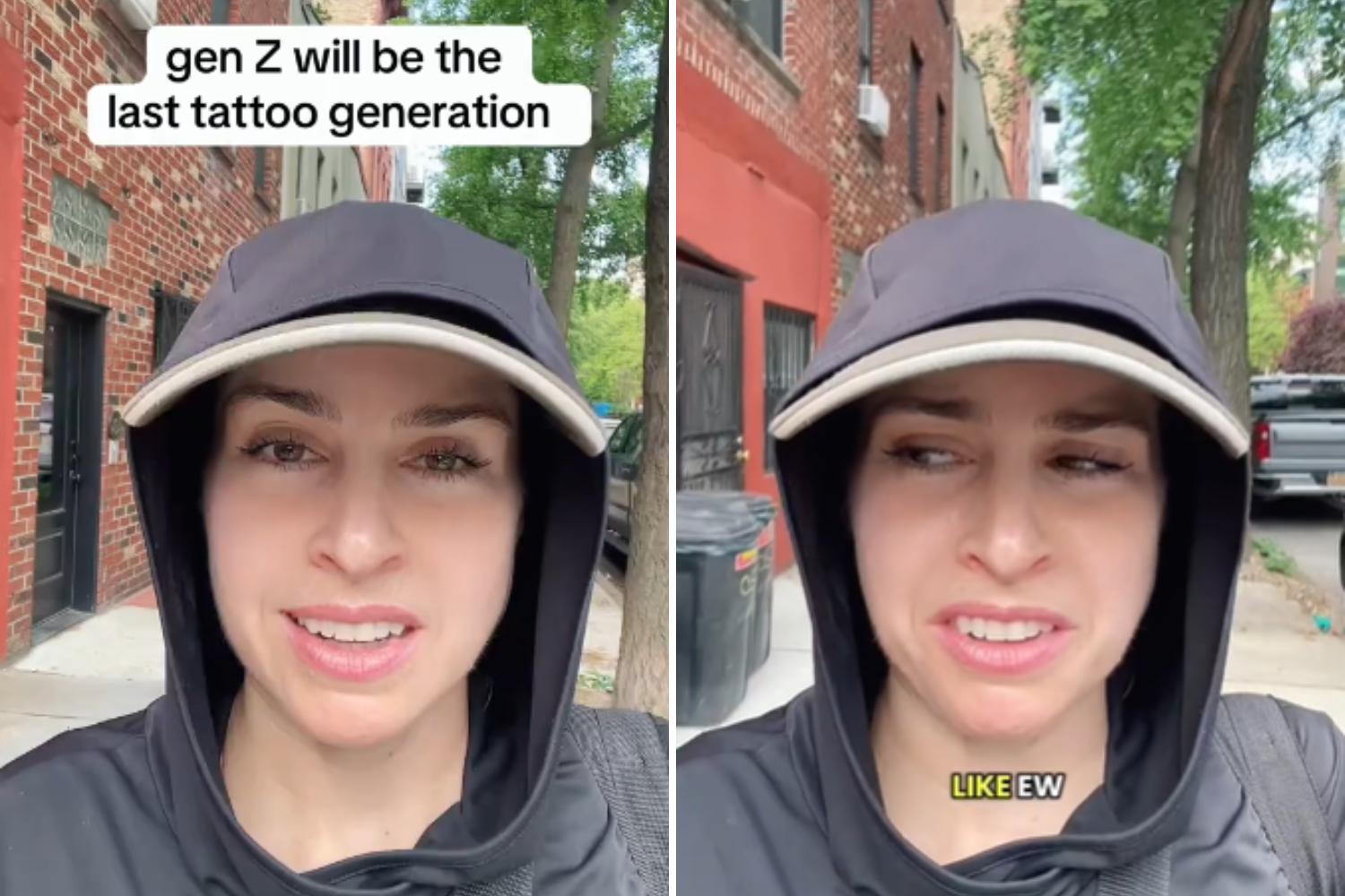 Millennial has theory on why Gen Z will be the last generation with tattoos