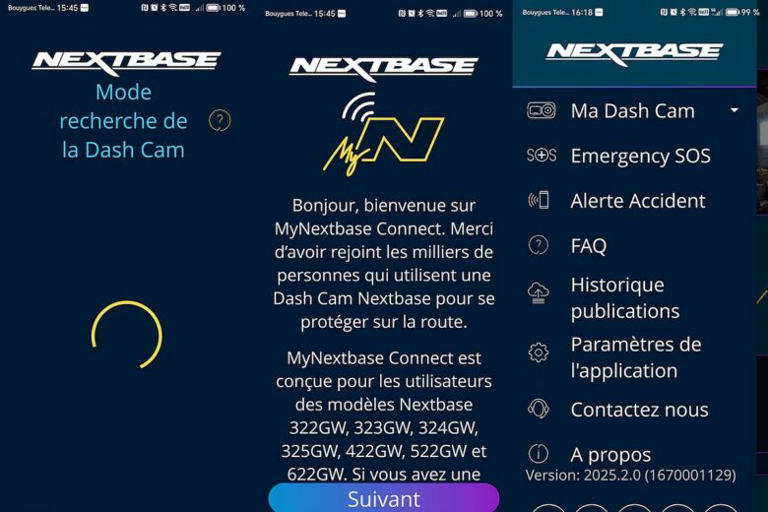 Je teste la caméra embarquée (dashcam) Nextbase 322GW à bord de ma voiture