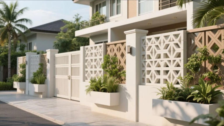 Pagar Rumah Estetik 2025: 6 Inspirasi Pagar Roster Estetik yang Sedang ...