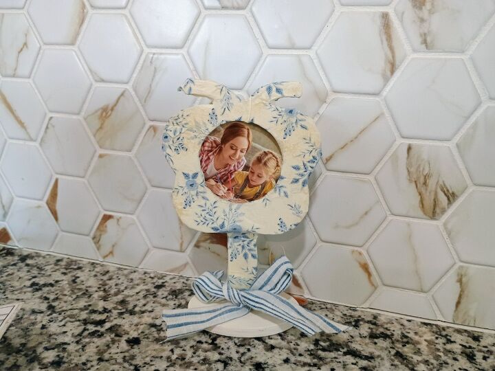 Decoupaged Picture Frame