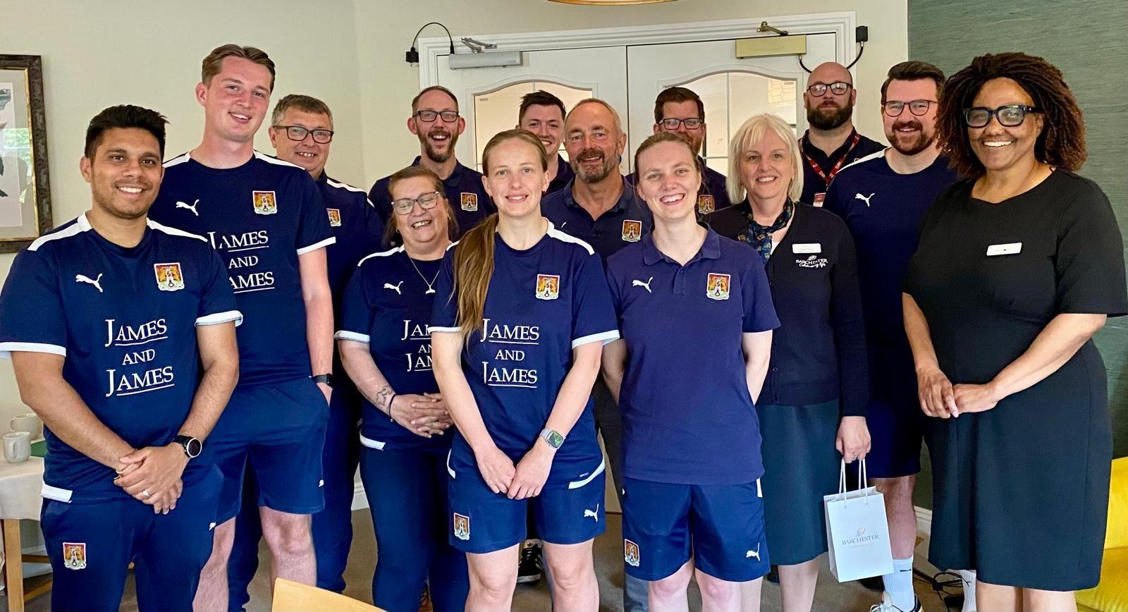 Brampton View welcomes Northampton Town FC Community Trust