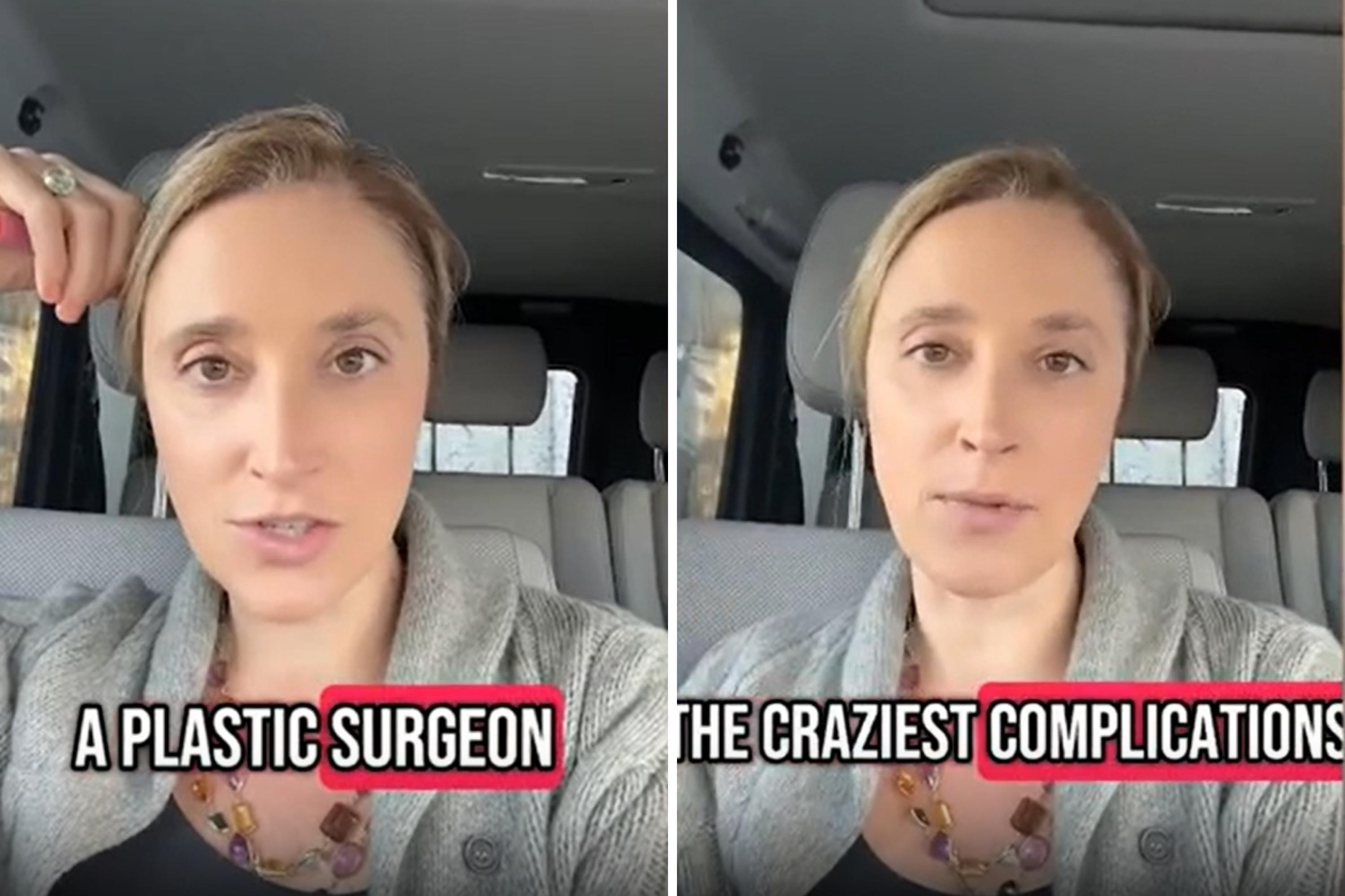 Terrifying moment plastic surgeon notices lip filler went dangerously wrong