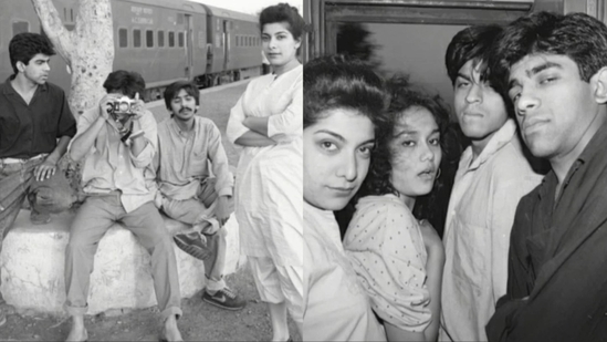 ‘Baby’ Shah Rukh Khan makes goofy poses, clicks pics during train ...