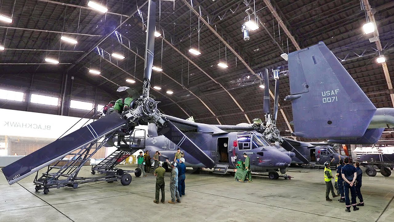 US Re-Building Scary Fleet of V-22 Transformer Helicopter Inside ...