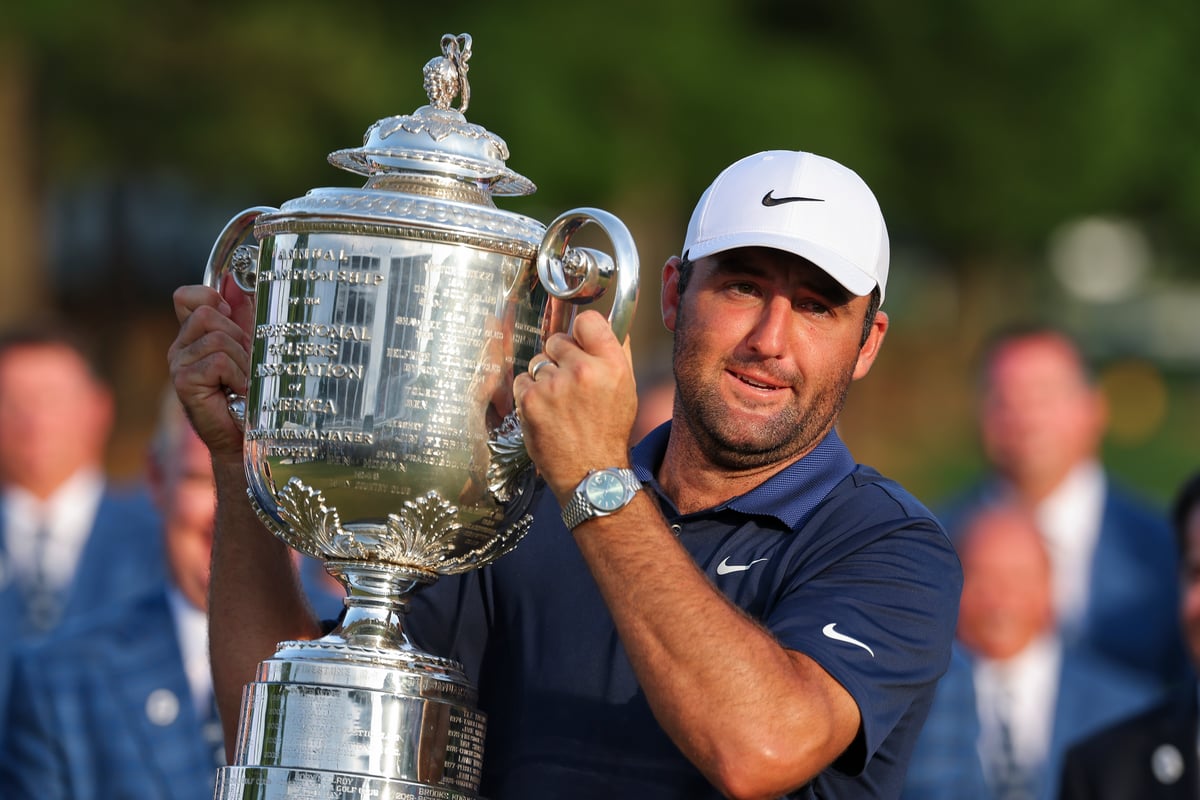 Scottie Scheffler hails mental strength after PGA Championship win over ...