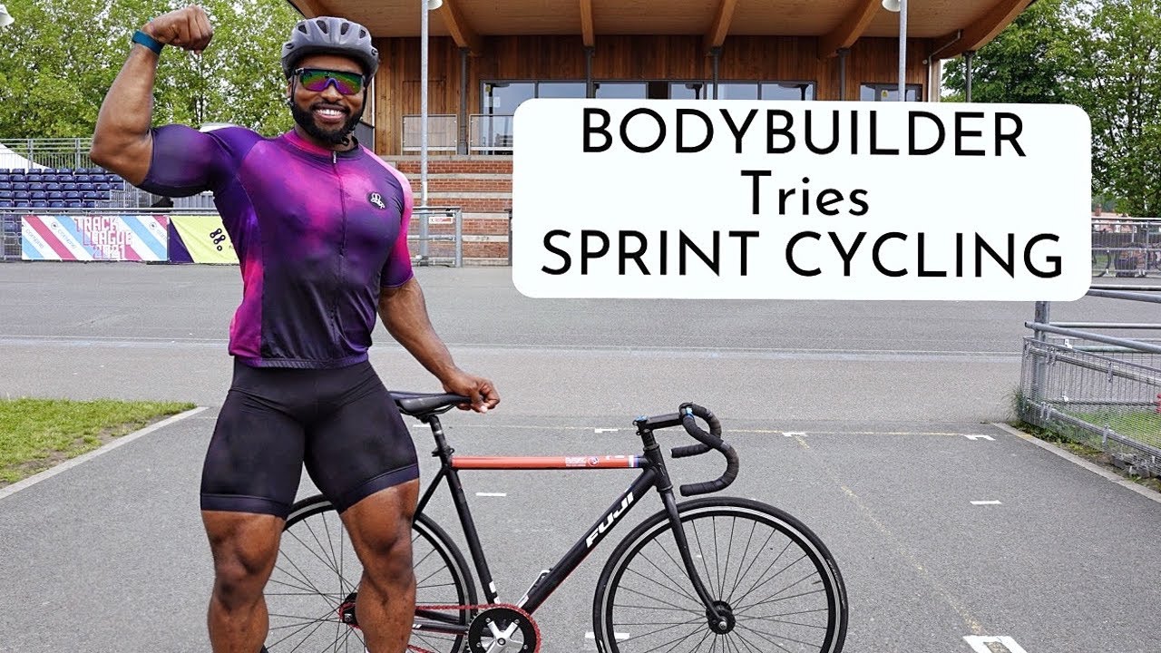 BODYBUILDER tries TRACK CYCLING for the First Time