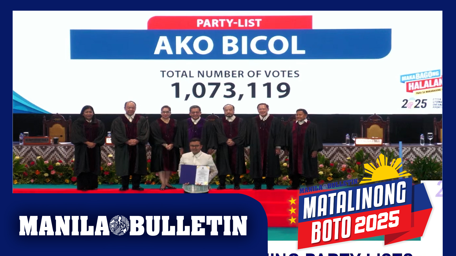 Comelec proclaims Ako Bicol party-list