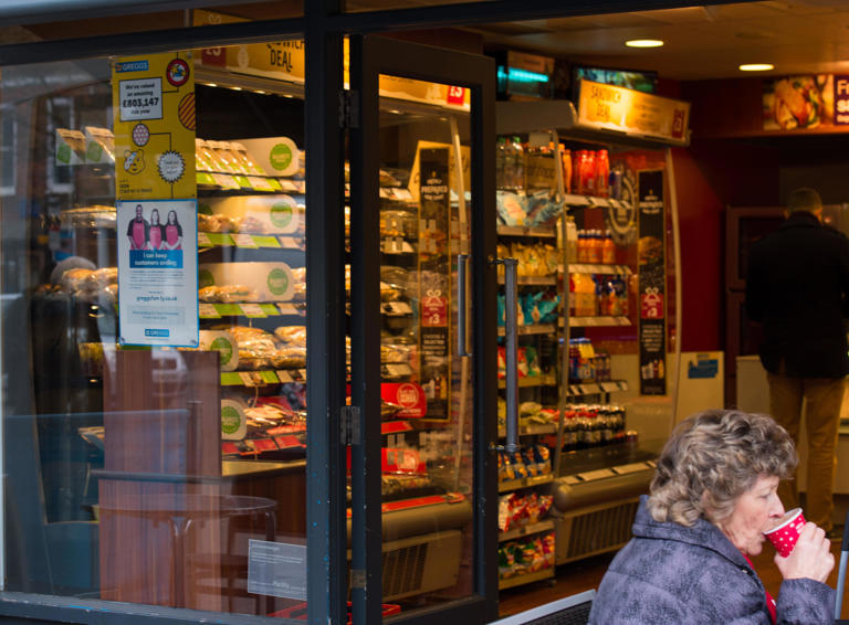 Greggs ditches self-service fridges in London stores as shoplifting soars