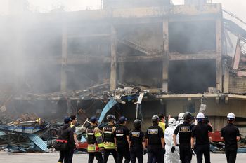 Kumho Tire shares skid after weekend fire disrupts production