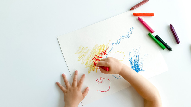 Hack An IKEA FLISAT Sensory Table Into The Perfect Drawing Table