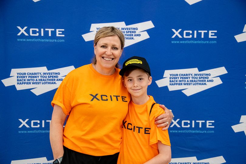 Youngsters and grown-ups in West Lothian break new ground with family fitness event