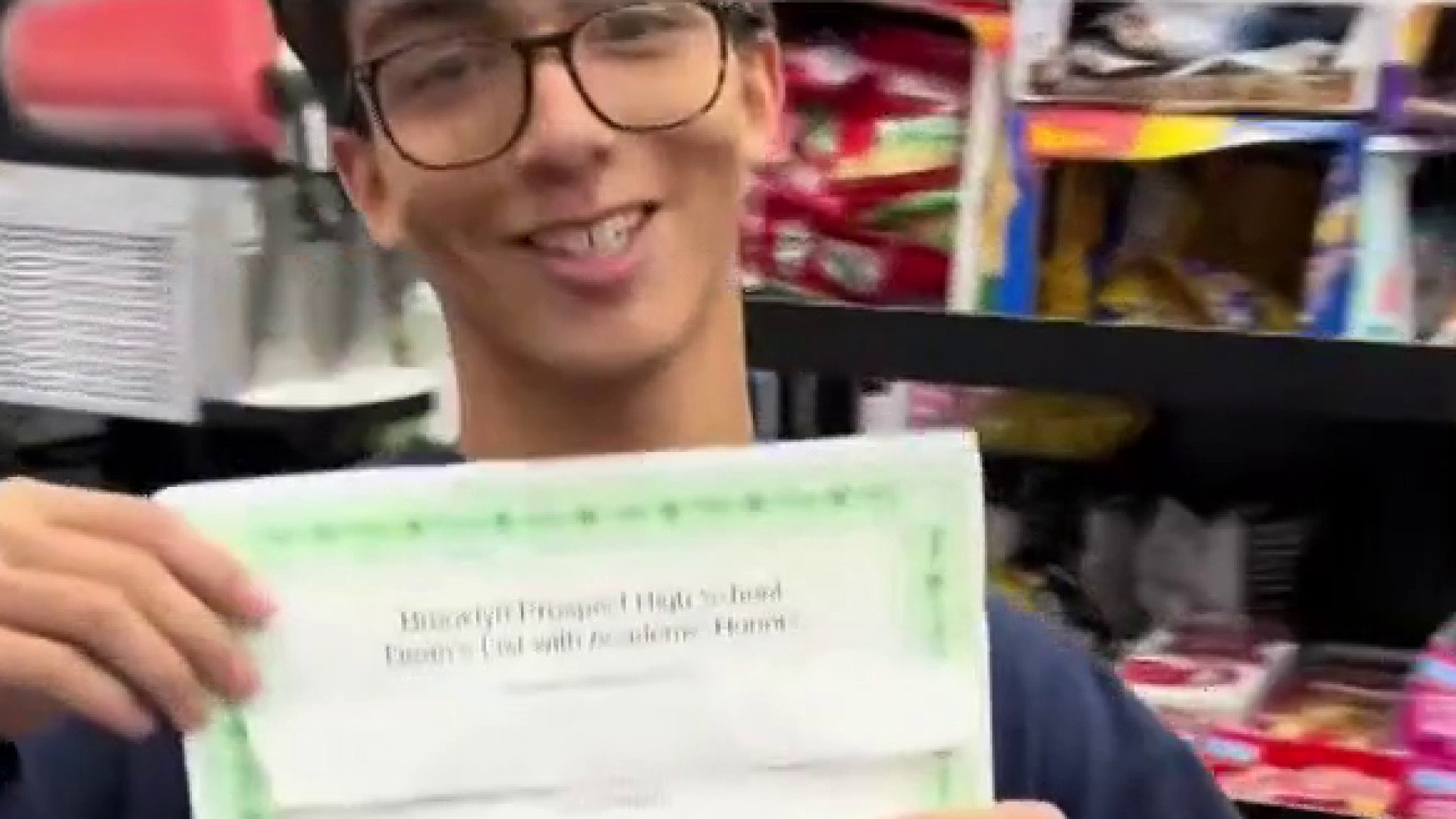 Bodega owner rewards kids with free food for good grades