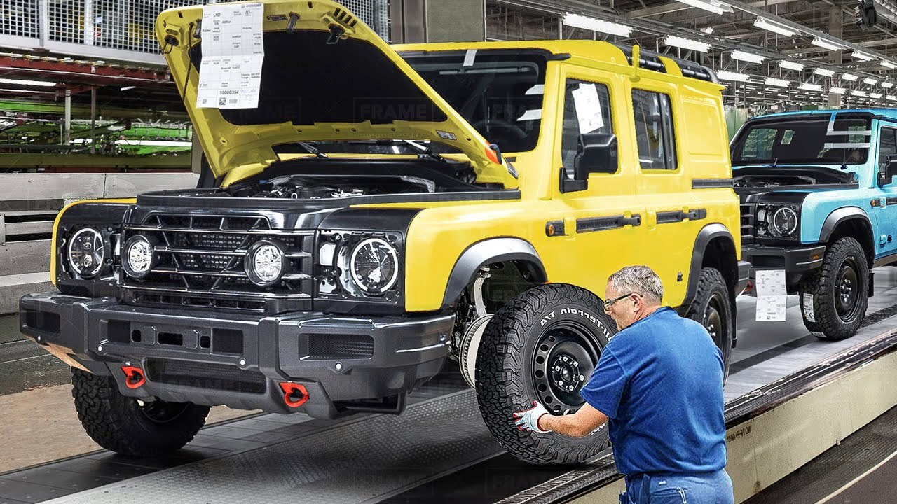 Inside Billion $ Factory Producing the Brand New Ineos Grenadier 4x4 ...