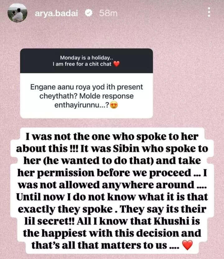 Arya prepares for the Big Day with Sibin, says 'I am getting married to the most amazing ...