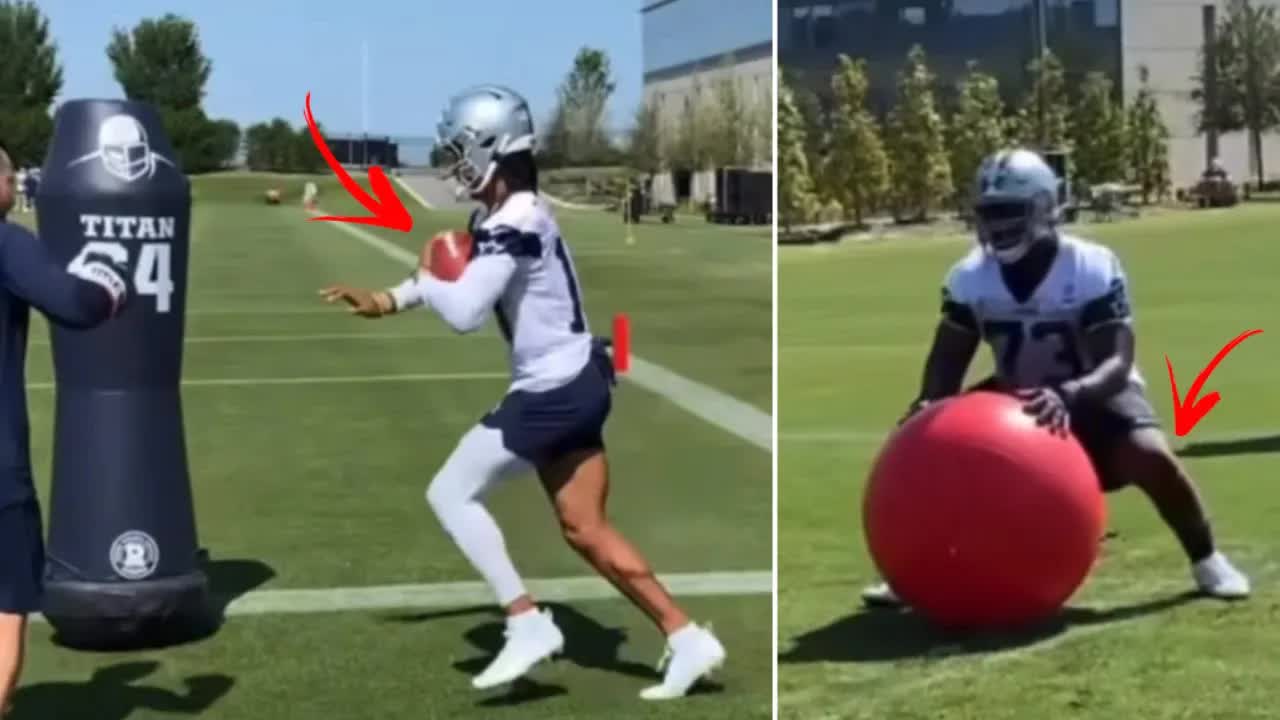 #Cowboys Tyler Smith Agility Drills & Jalen Tolbert Speed Ladder Drills