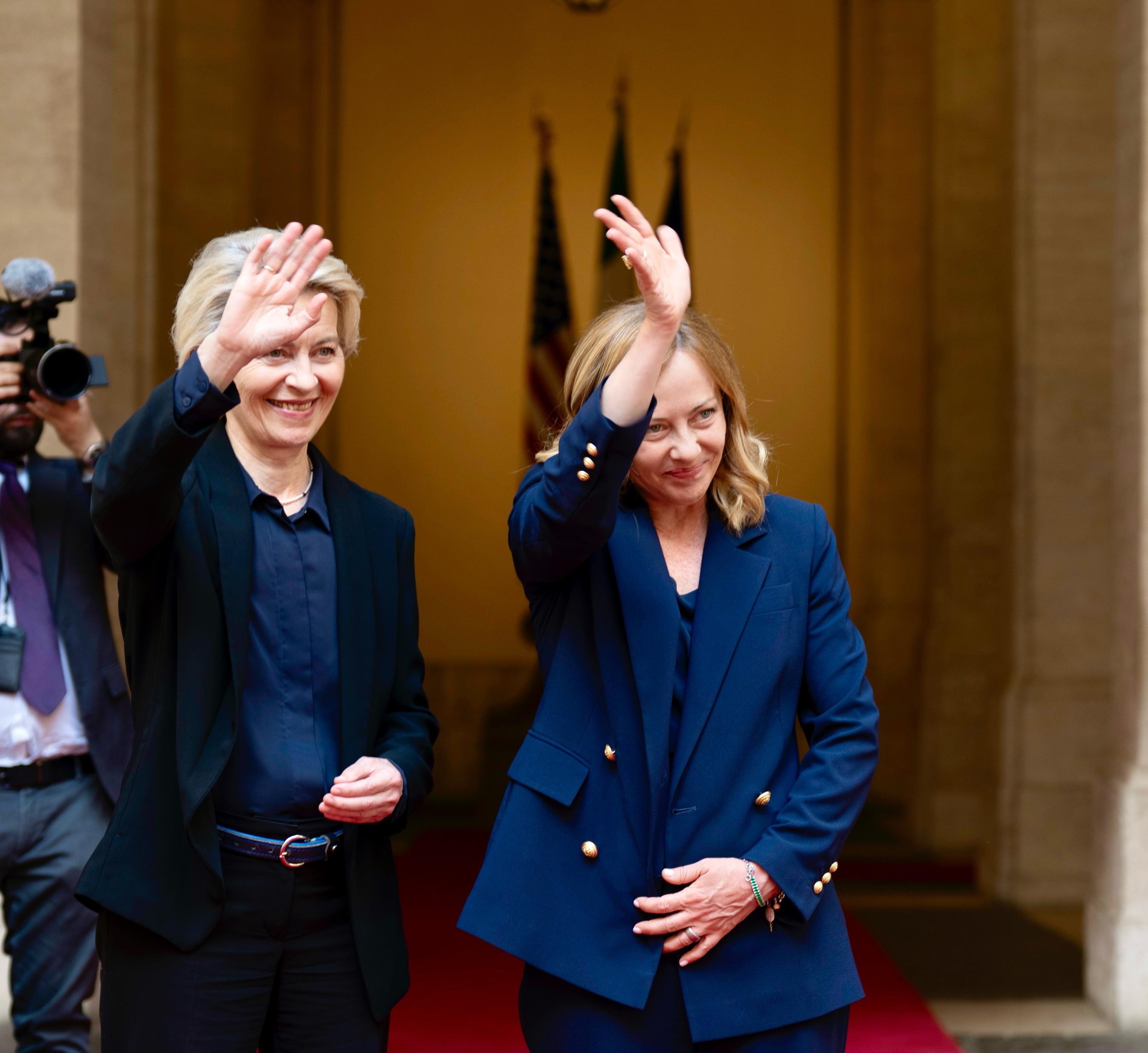 Meloni summit with VDL on Mattei Plan in Rome 20/6