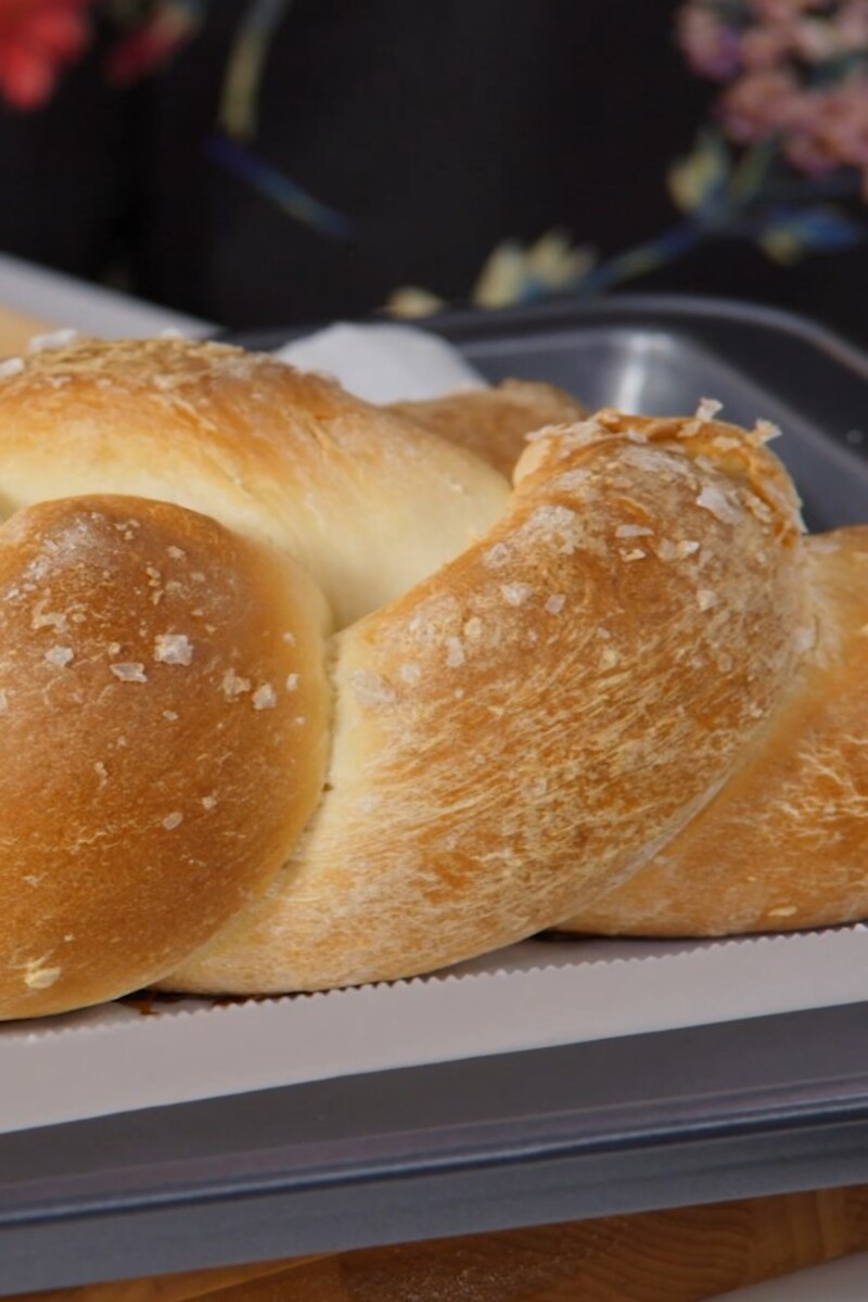 Pan Challah casero con miel y corteza perfecta