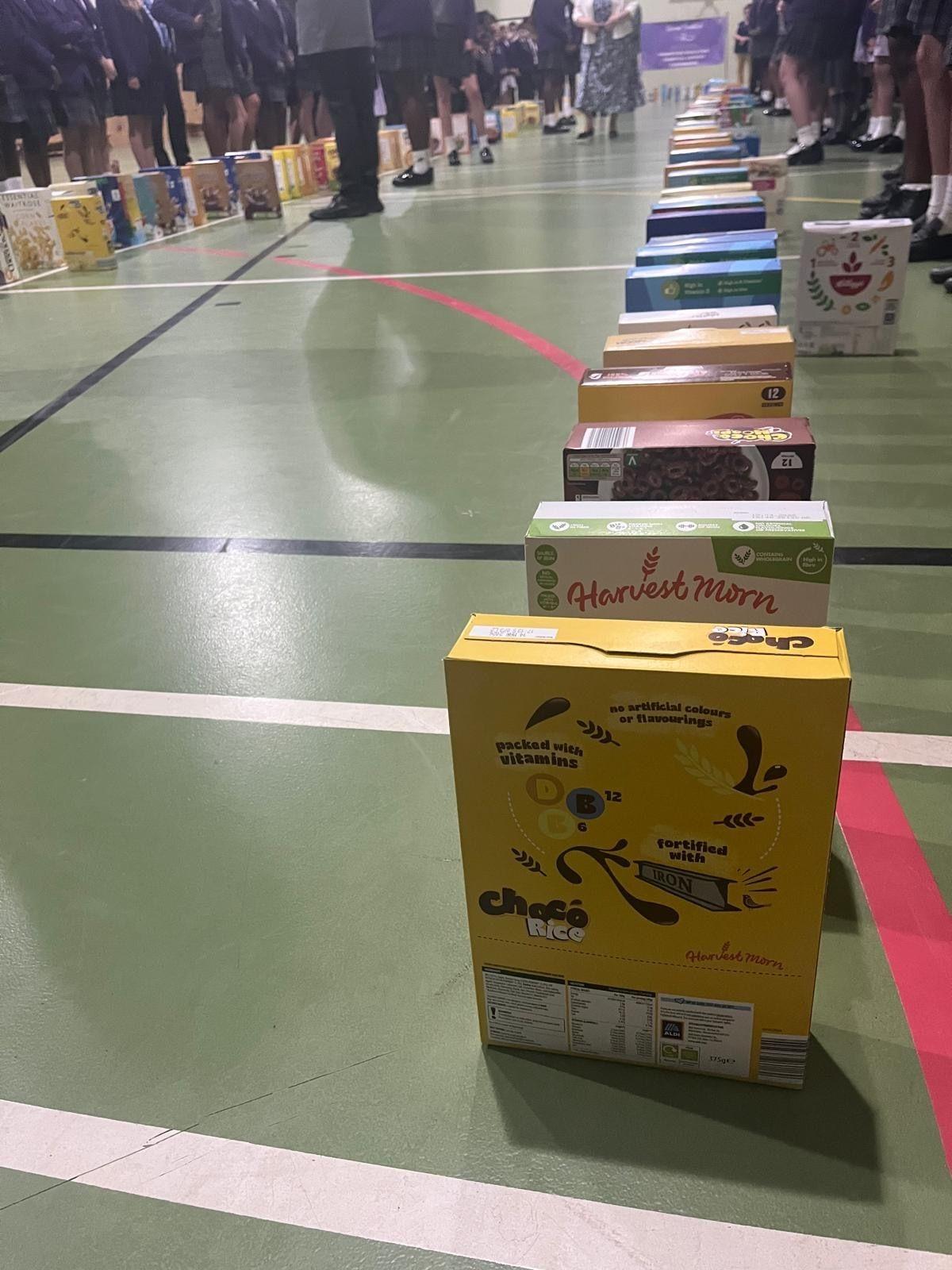 Webber Independent School and Suleman Foundation topple over 300 cereal ...