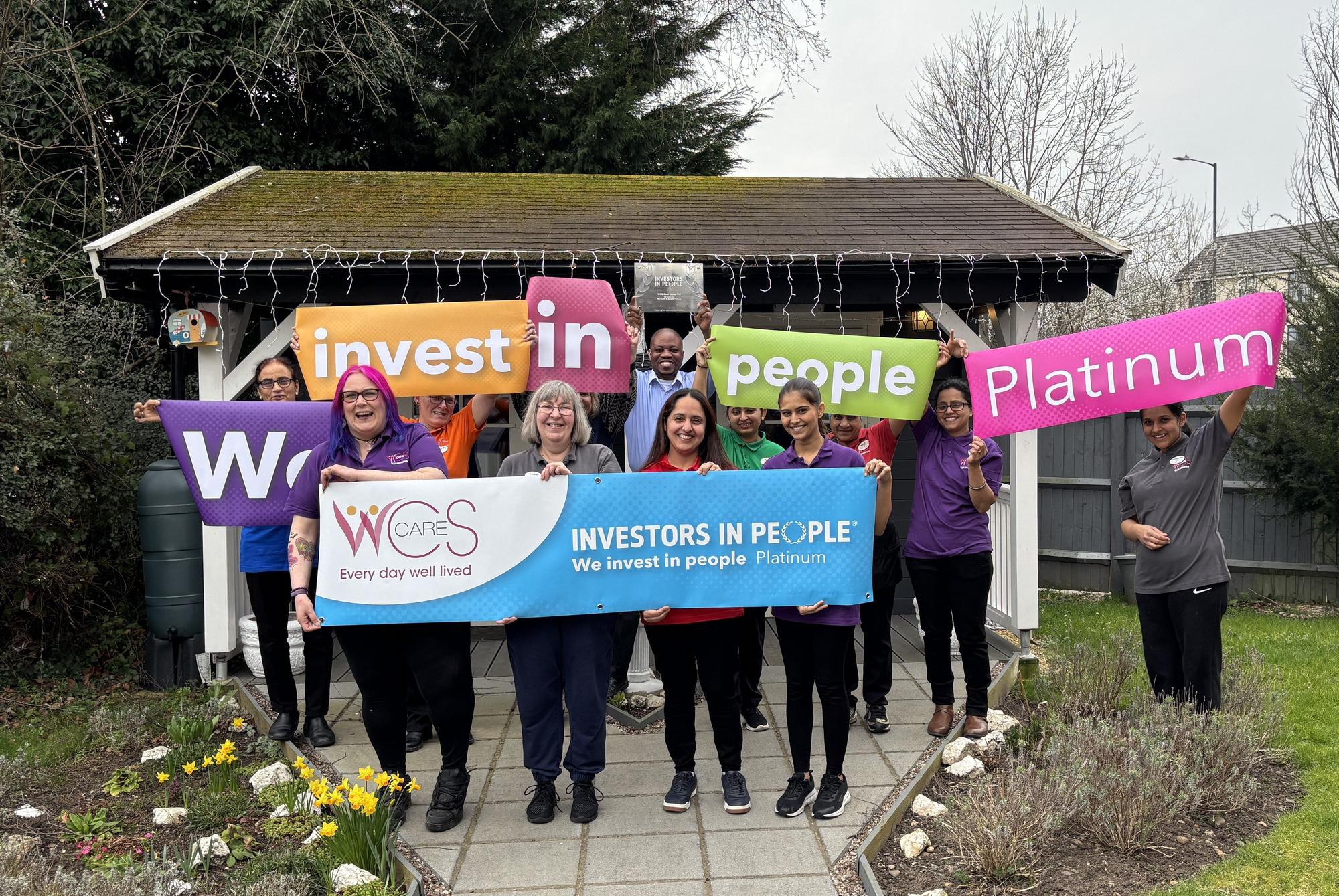 WCS Care achieves prestigious Investors in People Platinum accreditation