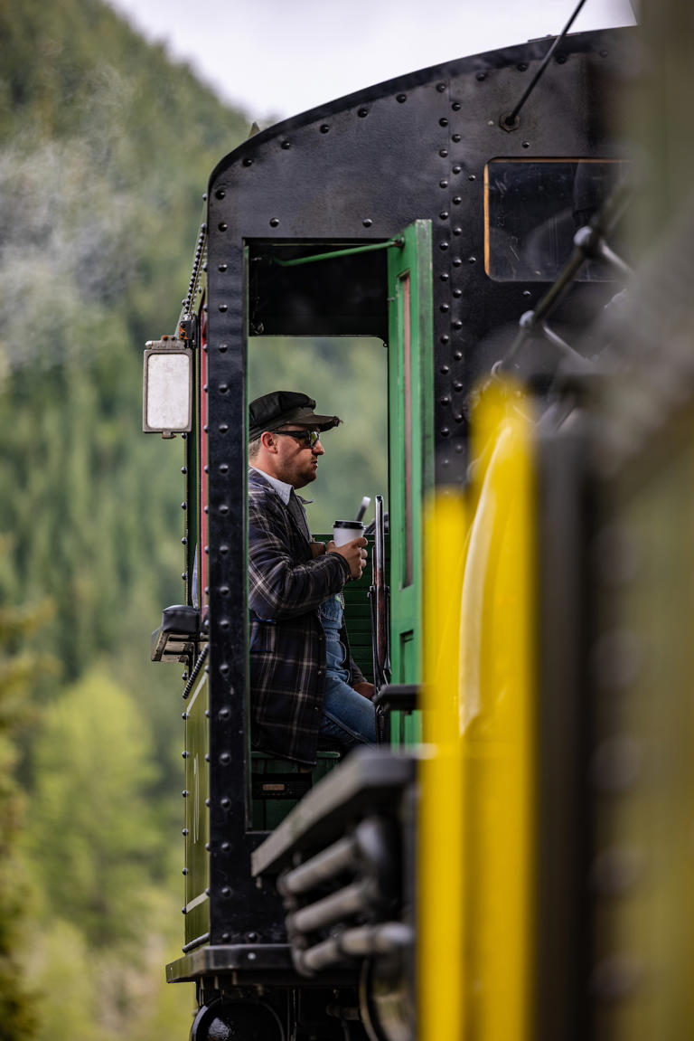 Steam cab ride on the Mt. Rainier Scenic