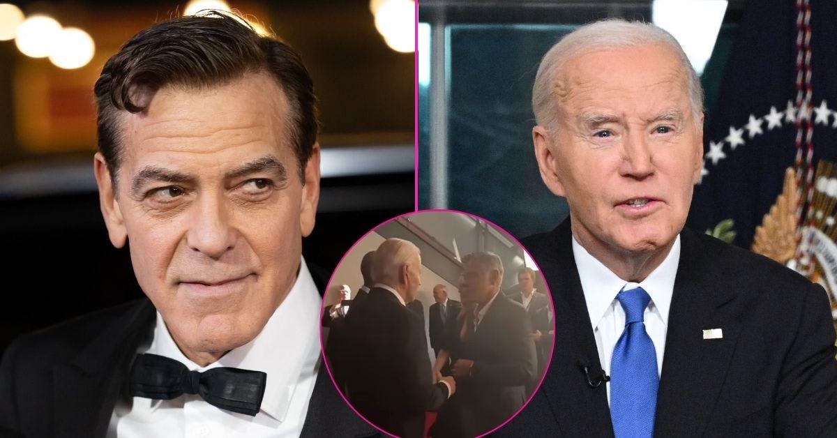 Caught on Camera: Moment Joe Biden Did Not Recognize George Clooney ...