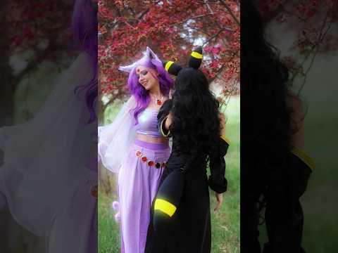 Best Eeveelution Duo Imo 🖤🌙☀️💜 #pokémon #cosplay